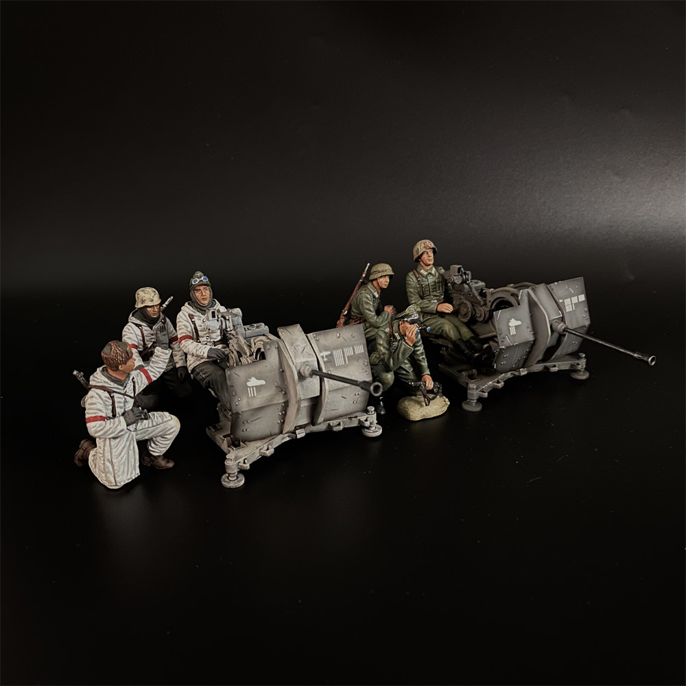 KH088 Winter German 20mm Flak38 Gun & Gun Crews – WAR PARK